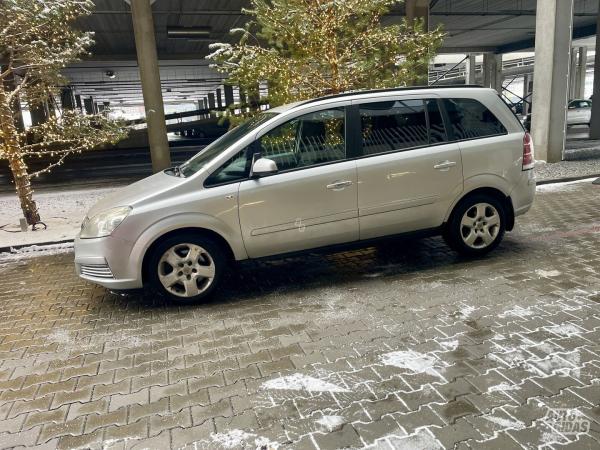 Grey Opel Zafira 2007 in Vilnius, with an engine capacity of 1.90 L and mileage of 340 thousand km for 1500 €, photo 6 on AUTOMOTO.COM.LV