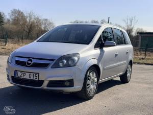 Pelēks Opel Zafira 2007 Kauņa, ar dzinēja tilpumu 1.90 L un nobraukumu 306 tūkst. km par 1600 €, foto  vietnē AUTOMOTO.COM.LV