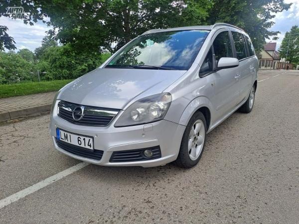 Pelēks Opel Zafira 2007 Telšiai, ar dzinēja tilpumu 1.90 L un nobraukumu 290 tūkst. km par 999 €, foto 3 vietnē AUTOMOTO.COM.LV