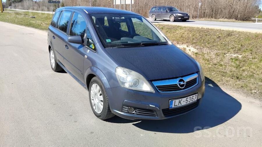 Pelēks Opel Zafira 2007 Rīga, ar dzinēja tilpumu 1.90 L un nobraukumu 360 tūkst. km par 490 €, foto 3 vietnē AUTOMOTO.COM.LV