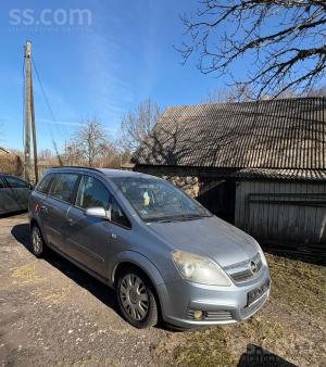 Grey Opel Zafira 2007 in Ventspils, with an engine capacity of 1.90 L and mileage of 407 thousand km for 300 €, photo  on AUTOMOTO.COM.LV