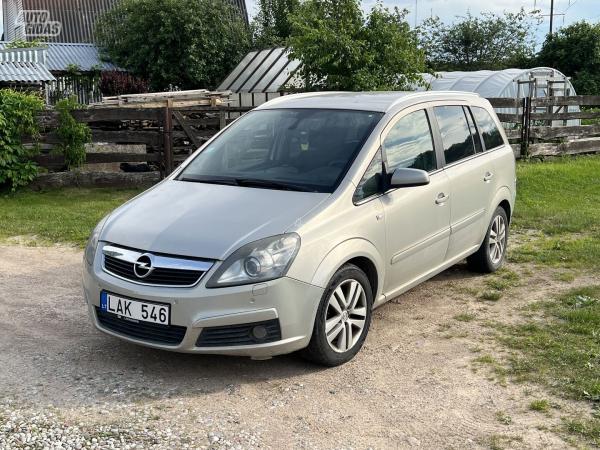 Grey Opel Zafira 2007 in Vilnius, with an engine capacity of 1.90 L and mileage of 264 thousand km for 1000 €, photo 1 on AUTOMOTO.COM.LV