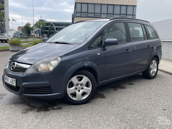 Pelēks Opel Zafira 2007 Viļņa, ar dzinēja tilpumu 1.90 L un nobraukumu 230 tūkst. km par 1850 €, foto 1 vietnē AUTOMOTO.COM.LV