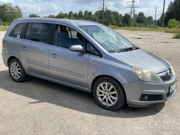 Pelēks Opel Zafira 2007 Saldus, ar dzinēja tilpumu 1.90 L un nobraukumu 377 tūkst. km par 900 €, foto 2 vietnē AUTOMOTO.COM.LV