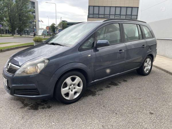 Pelēks Opel Zafira 2007 Viļņa, ar dzinēja tilpumu 1.91 L un nobraukumu 230 tūkst. km par 1850 €, foto 5 vietnē AUTOMOTO.COM.LV