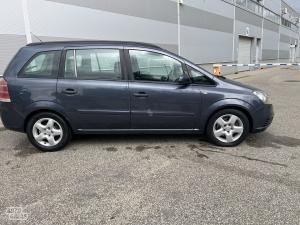 Grey Opel Zafira 2007 in Vilnius, with an engine capacity of 1.90 L and mileage of 230 thousand km for 1800 €, photo 13 on AUTOMOTO.COM.LV