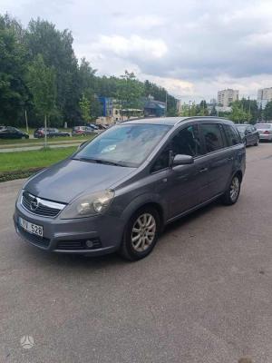 Grey Opel Zafira 2007 in Vilnius, with an engine capacity of 1.91 L and mileage of 294 thousand km for 1700 €, photo 7 on AUTOMOTO.COM.LV