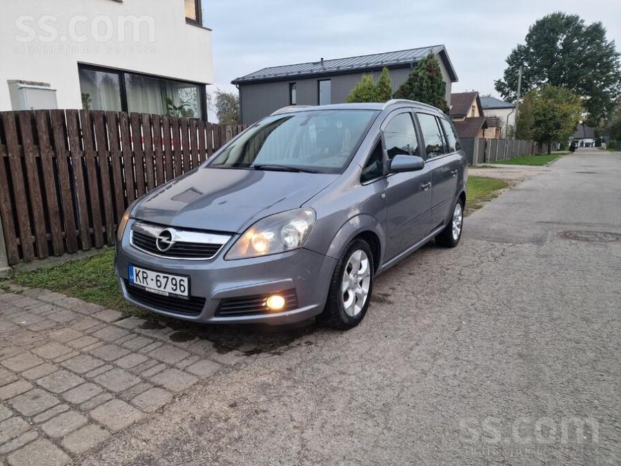 Pelēks Opel Zafira 2007 Rīga, ar dzinēja tilpumu 1.90 L un nobraukumu 308 tūkst. km par 1750 €, foto 18 vietnē AUTOMOTO.COM.LV