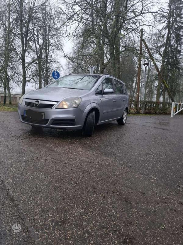 Grey Opel Zafira 2008 in Vilnius, with an engine capacity of 1.90 L and mileage of 270 thousand km for 1650 €, photo 10 on AUTOMOTO.COM.LV