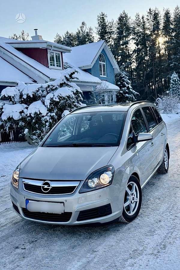 Grey Opel Zafira 2008 in Vilnius, with an engine capacity of 1.91 L and mileage of 227 thousand km for 2500 €, photo 2 on AUTOMOTO.COM.LV
