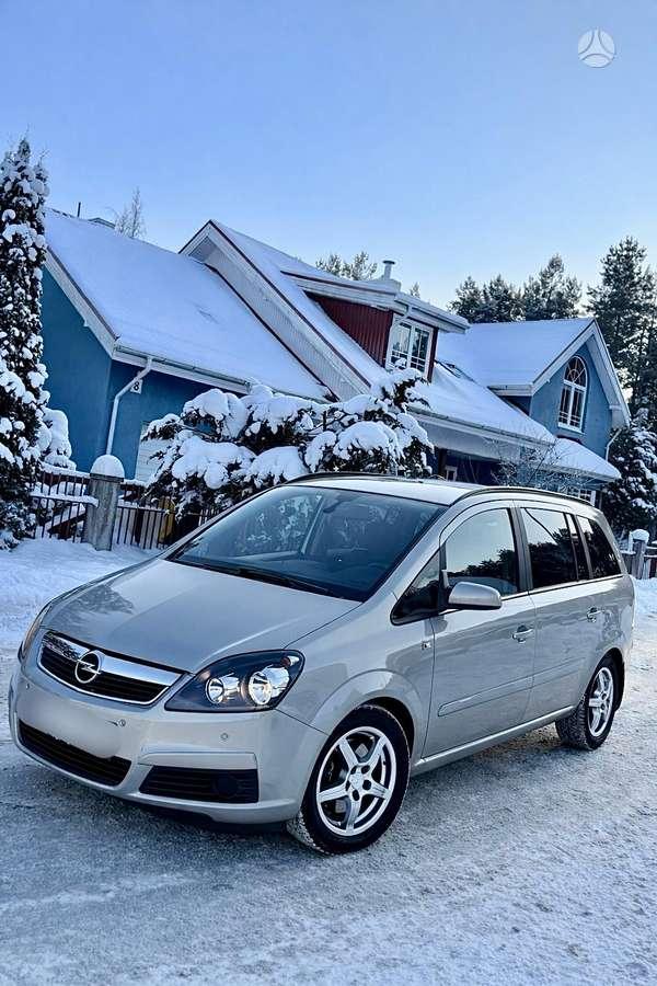 Grey Opel Zafira 2008 in Vilnius, with an engine capacity of 1.91 L and mileage of 227 thousand km for 2500 €, photo 3 on AUTOMOTO.COM.LV