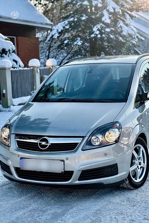 Grey Opel Zafira 2008 in Vilnius, with an engine capacity of 1.91 L and mileage of 227 thousand km for 2500 €, photo 5 on AUTOMOTO.COM.LV