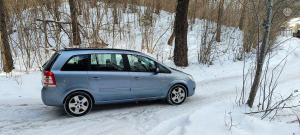 Grey Opel Zafira 2008 in Vilnius, with an engine capacity of 1.91 L and mileage of 354 thousand km for 999 €, photo 7 on AUTOMOTO.COM.LV