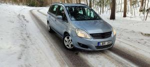 Grey Opel Zafira 2008 in Vilnius, with an engine capacity of 1.91 L and mileage of 354 thousand km for 999 €, photo 9 on AUTOMOTO.COM.LV