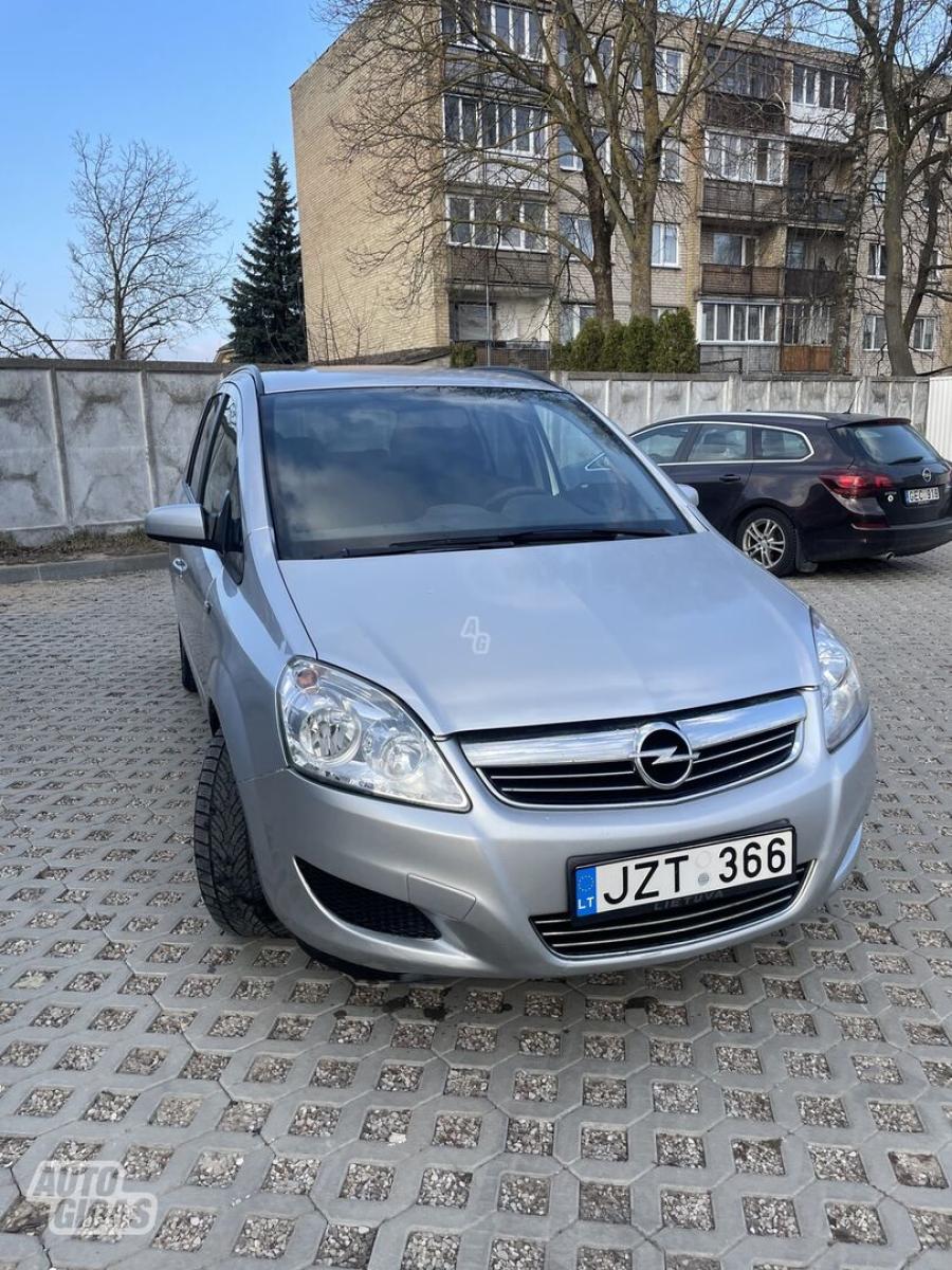 Grey Opel Zafira 2008 in Alytus, with an engine capacity of 1.90 L and mileage of 220 thousand km for 1800 €, photo 3 on AUTOMOTO.COM.LV