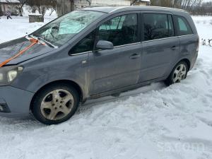 Pelēks Opel Zafira 2008 Aizkraukle, ar dzinēja tilpumu 1.90 L un nobraukumu 321 tūkst. km par 640 €, foto 3 vietnē AUTOMOTO.COM.LV