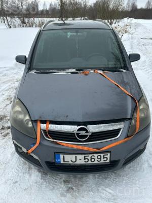 Pelēks Opel Zafira 2008 Aizkraukle, ar dzinēja tilpumu 1.90 L un nobraukumu 321 tūkst. km par 640 €, foto 4 vietnē AUTOMOTO.COM.LV