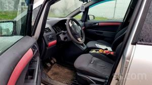 Grey Opel Zafira 2008 in Cesis, with an engine capacity of 1.90 L and mileage of 490 thousand km for 1700 €, photo 12 on AUTOMOTO.COM.LV