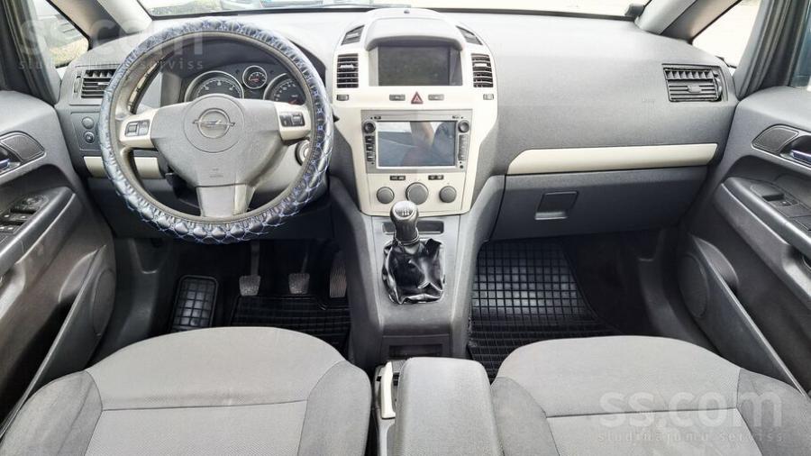 Pelēks Opel Zafira 2008 Rīga, ar dzinēja tilpumu 1.90 L un nobraukumu 461 tūkst. km par 1290 €, foto 7 vietnē AUTOMOTO.COM.LV