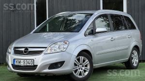 Pelēks Opel Zafira 2008 Rīga, ar dzinēja tilpumu 1.70 L un nobraukumu 331 tūkst. km par 1150 €, foto  vietnē AUTOMOTO.COM.LV