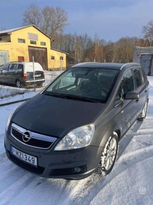Pelēks Opel Zafira 2009 Panevēža, ar dzinēja tilpumu 1.80 L un nobraukumu 285 tūkst. km par 1999 €, foto 12 vietnē AUTOMOTO.COM.LV