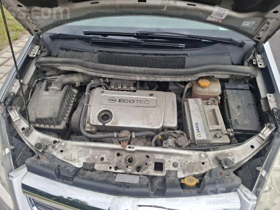 Pelēks Opel Zafira 2009 Rīga, ar dzinēja tilpumu 1.60 L un nobraukumu 308 tūkst. km par 2900 €, foto 11 vietnē AUTOMOTO.COM.LV