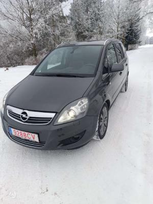 Pelēks Opel Zafira 2010 Panevēža, ar dzinēja tilpumu 1.91 L un nobraukumu 234 tūkst. km par 3350 €, foto 5 vietnē AUTOMOTO.COM.LV