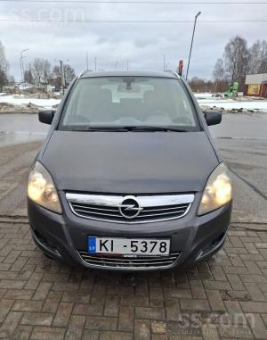 Grey Opel Zafira 2010 in Riga, with an engine capacity of 1.80 L and mileage of 307 thousand km for 1800 €, photo  on AUTOMOTO.COM.LV