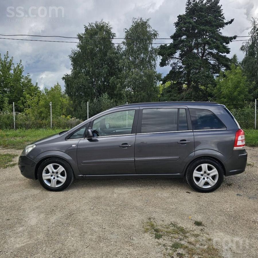 Pelēks Opel Zafira 2010 Rīga, ar dzinēja tilpumu 1.80 L un nobraukumu 259 tūkst. km par 2490 €, foto 8 vietnē AUTOMOTO.COM.LV