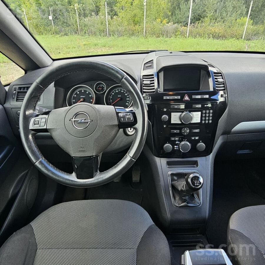Pelēks Opel Zafira 2010 Rīga, ar dzinēja tilpumu 1.80 L un nobraukumu 259 tūkst. km par 2490 €, foto 13 vietnē AUTOMOTO.COM.LV