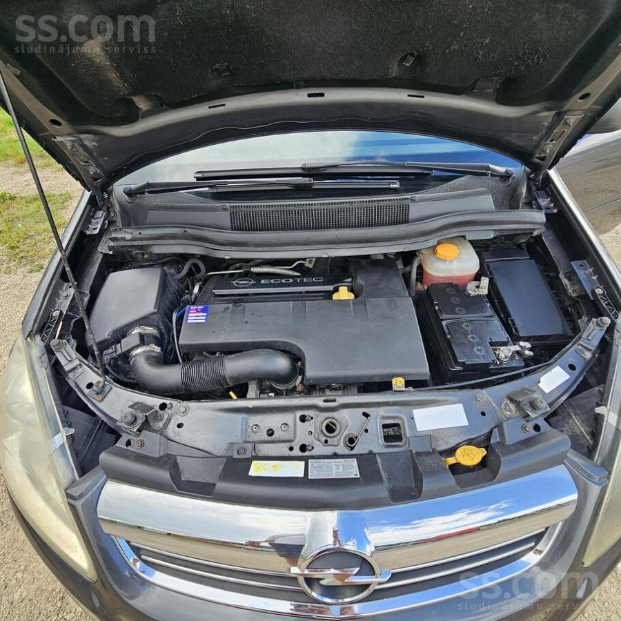 Pelēks Opel Zafira 2010 Rīga, ar dzinēja tilpumu 1.80 L un nobraukumu 259 tūkst. km par 2490 €, foto 21 vietnē AUTOMOTO.COM.LV