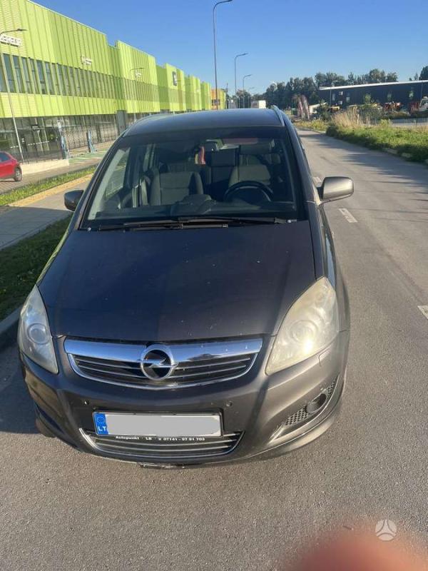 Grey Opel Zafira 2010 in Vilnius, with an engine capacity of 1.91 L and mileage of 191 thousand km for 2700 €, photo 1 on AUTOMOTO.COM.LV