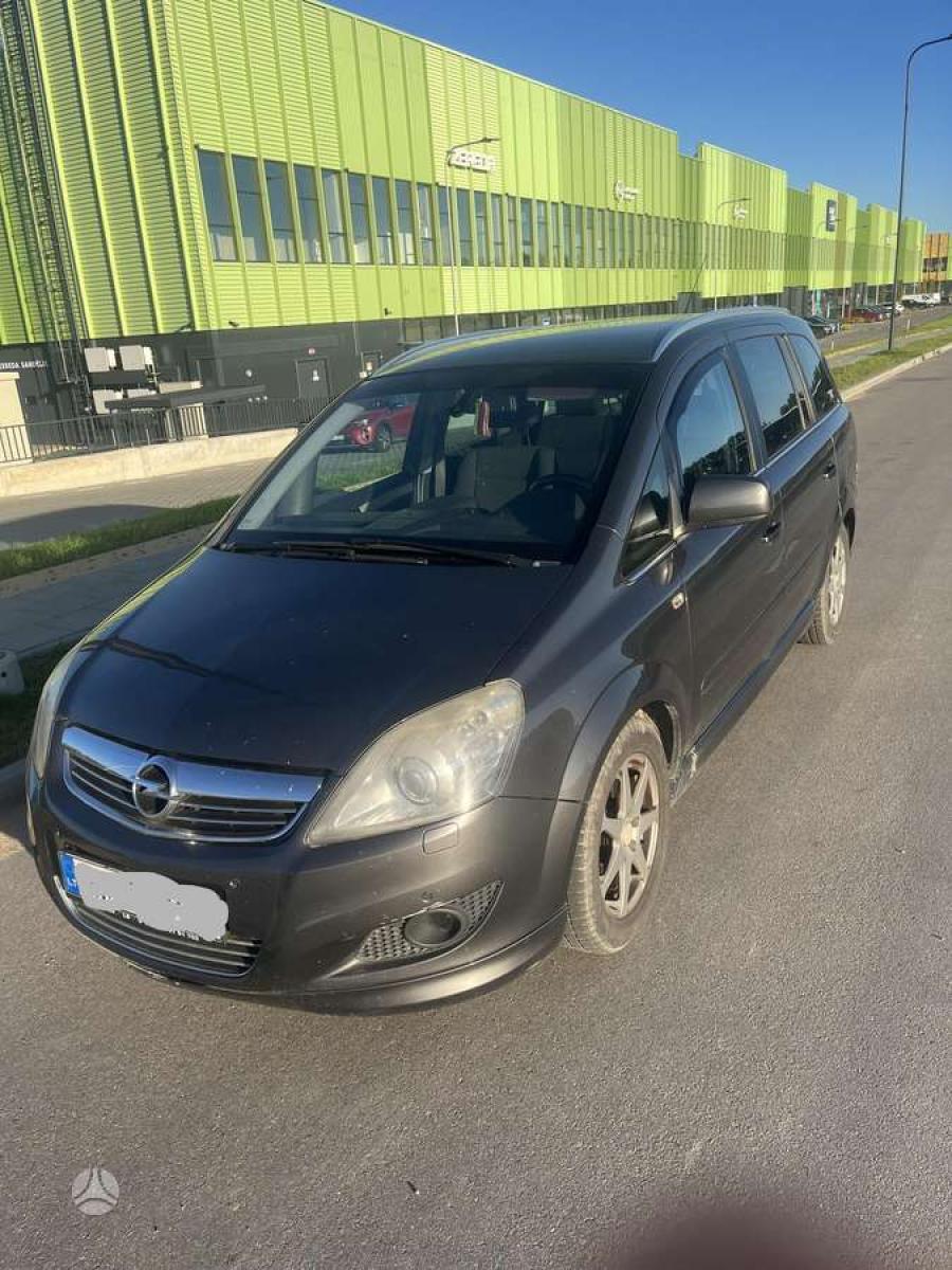 Grey Opel Zafira 2010 in Vilnius, with an engine capacity of 1.91 L and mileage of 191 thousand km for 2700 €, photo 3 on AUTOMOTO.COM.LV