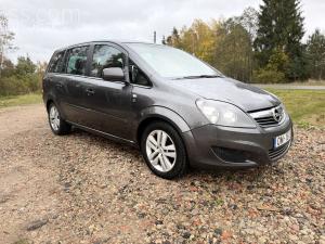 Grey Opel Zafira 2010 in Cesis, with an engine capacity of 1.70 L and mileage of 0 thousand km for 2200 €, photo  on AUTOMOTO.COM.LV