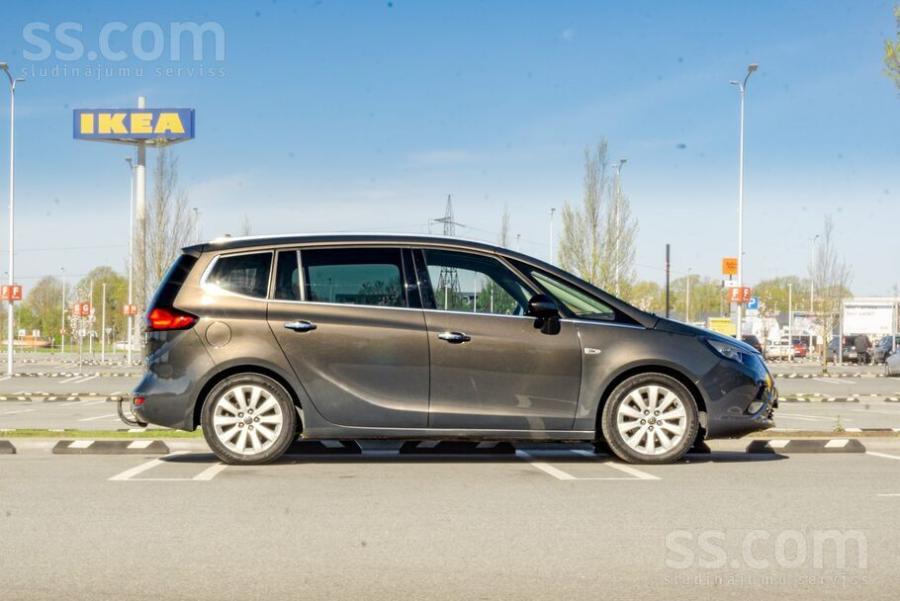 Pelēks Opel Zafira 2012 Rīga, ar dzinēja tilpumu 2.00 L un nobraukumu 313 tūkst. km par 4590 €, foto 9 vietnē AUTOMOTO.COM.LV