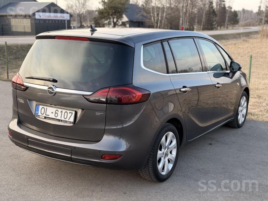 Pelēks Opel Zafira 2012 Ogre, ar dzinēja tilpumu 2.00 L un nobraukumu 236 tūkst. km par 5700 €, foto 13 vietnē AUTOMOTO.COM.LV