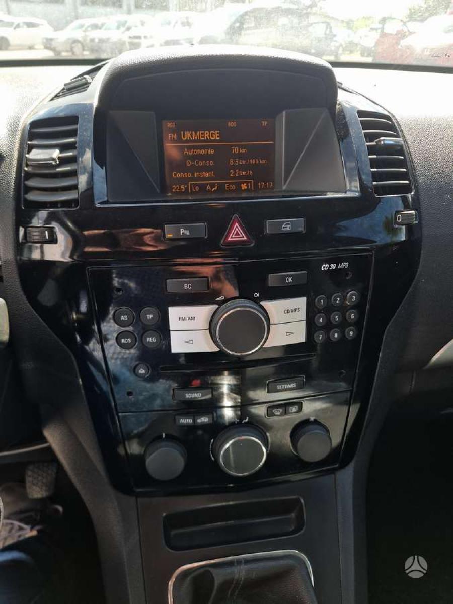 Pelēks Opel Zafira 2012 Ukmergė, ar dzinēja tilpumu 1.69 L un nobraukumu 200 tūkst. km par 1700 €, foto 19 vietnē AUTOMOTO.COM.LV