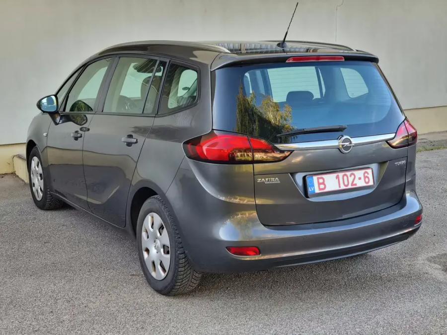 Pelēks Opel Zafira 2012 Ogre, ar dzinēja tilpumu 1.40 L un nobraukumu 188 tūkst. km par 5950 €, foto 7 vietnē AUTOMOTO.COM.LV