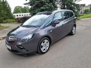 Pelēks Opel Zafira 2012 Jēkabpils, ar dzinēja tilpumu 2.00 L un nobraukumu 249 tūkst. km par 6250 €, foto  vietnē AUTOMOTO.COM.LV
