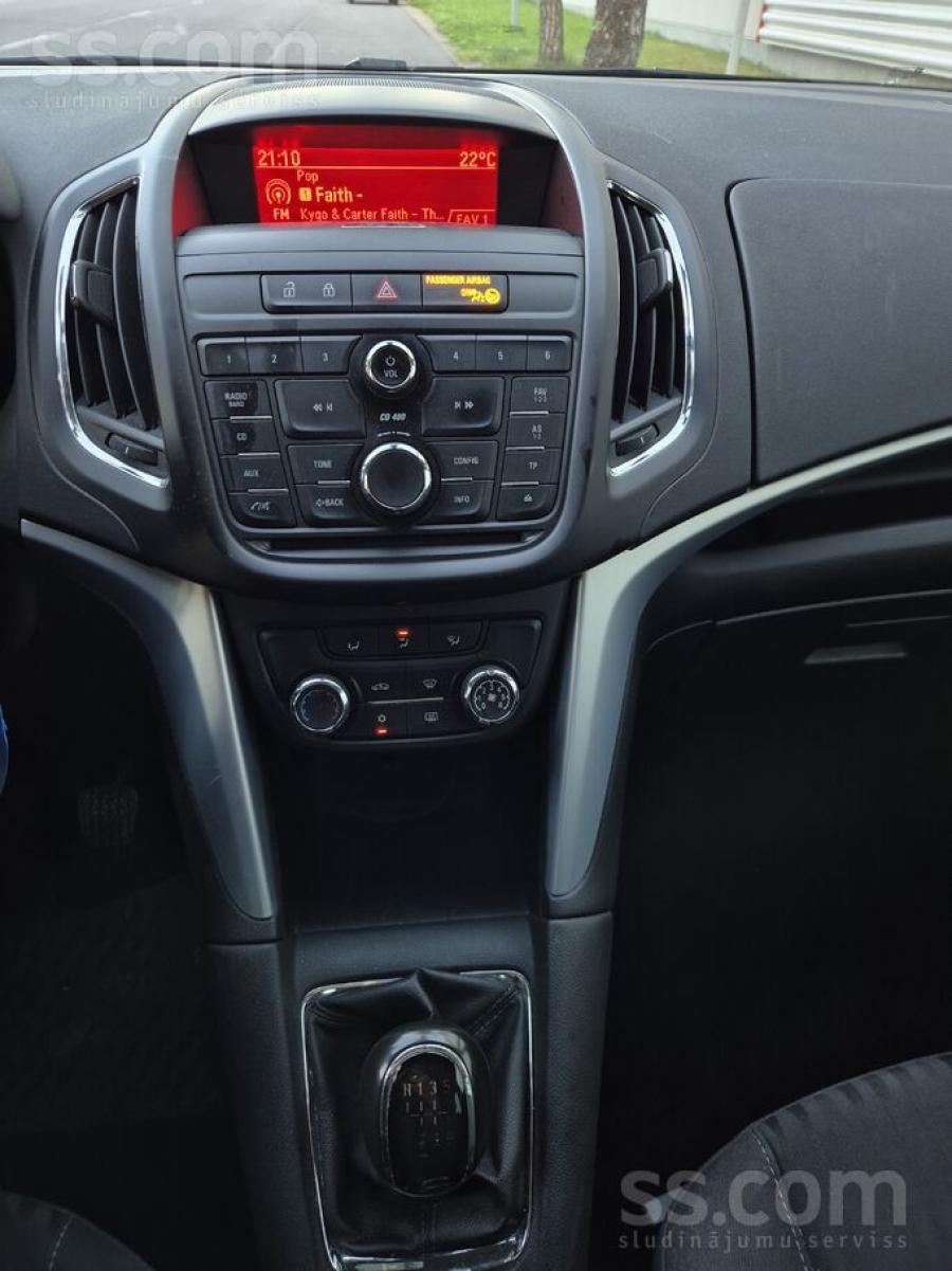 Pelēks Opel Zafira 2012 Rīga, ar dzinēja tilpumu 1.70 L un nobraukumu 0 tūkst. km par 4590 €, foto 19 vietnē AUTOMOTO.COM.LV