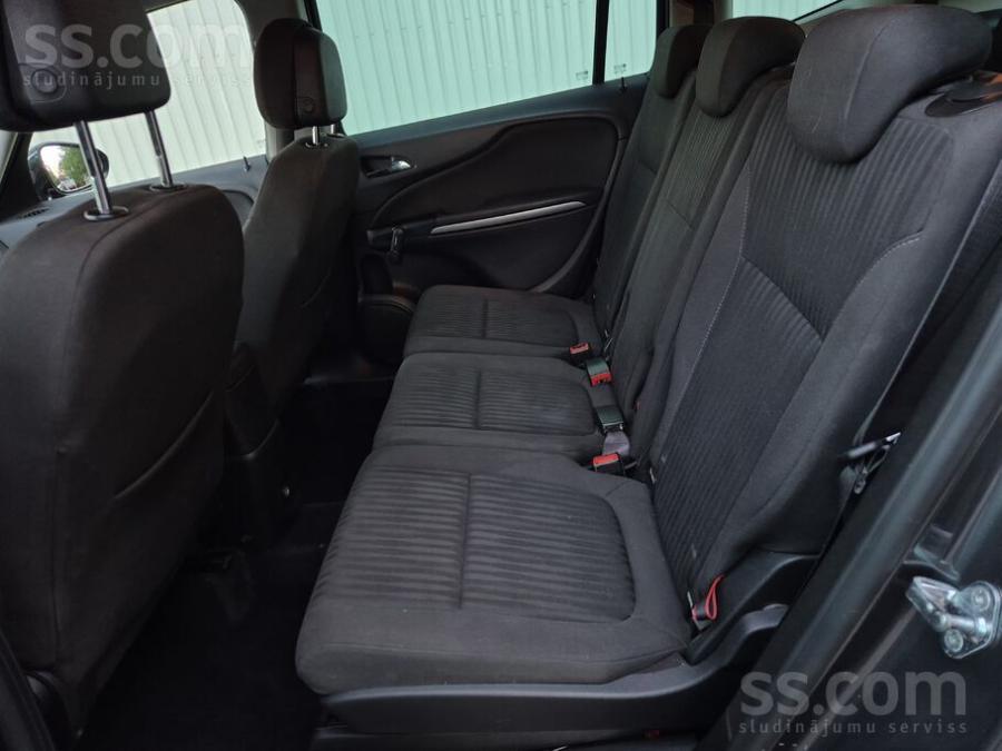 Pelēks Opel Zafira 2012 Rīga, ar dzinēja tilpumu 1.70 L un nobraukumu 0 tūkst. km par 4590 €, foto 27 vietnē AUTOMOTO.COM.LV