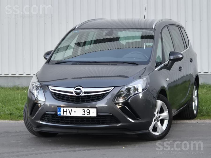 Grey Opel Zafira 2012 in Riga, with an engine capacity of 2.00 L and mileage of 0 thousand km for 4590 €, photo 6 on AUTOMOTO.COM.LV