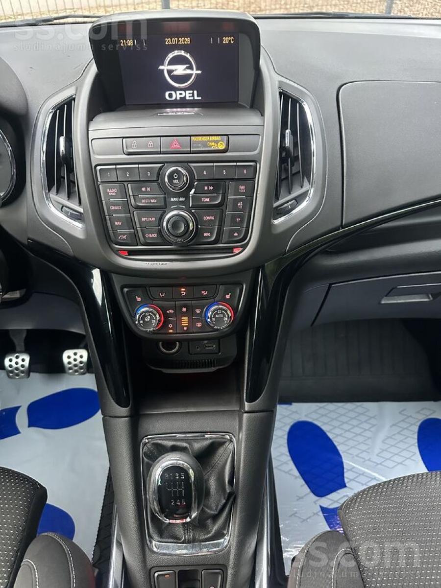 Pelēks Opel Zafira 2012 Cēsis, ar dzinēja tilpumu 2.00 L un nobraukumu 0 tūkst. km par 6400 €, foto 20 vietnē AUTOMOTO.COM.LV