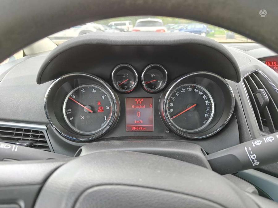 Grey Opel Zafira 2012 in Vilnius, with an engine capacity of 1.96 L and mileage of 305 thousand km for 3300 €, photo 15 on AUTOMOTO.COM.LV