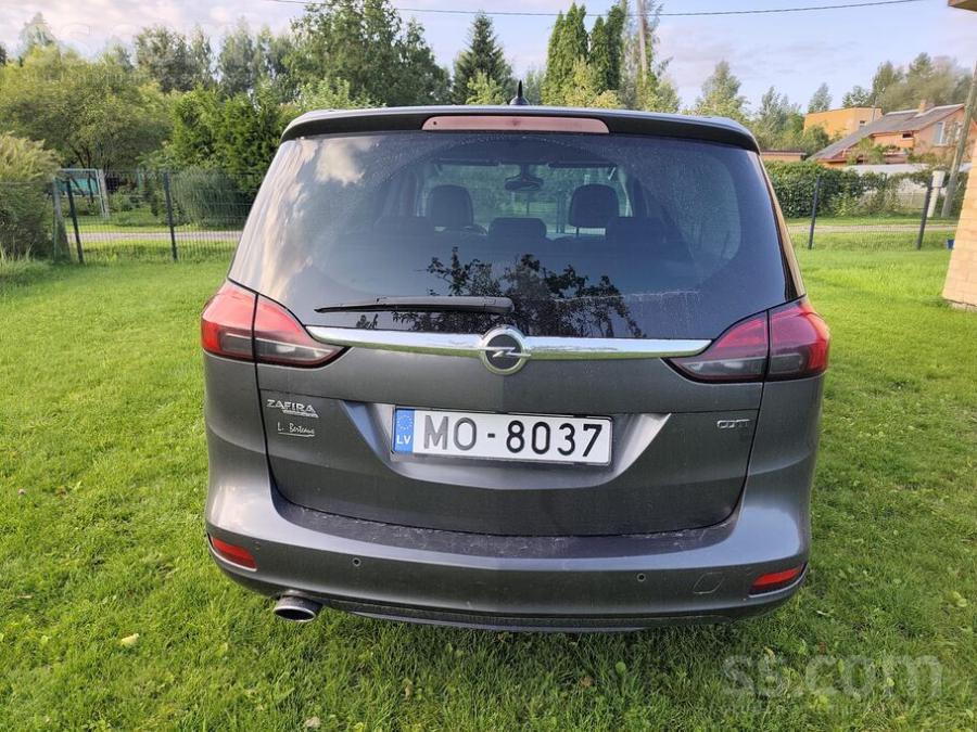 Pelēks Opel Zafira 2012 Jelgava, ar dzinēja tilpumu 2.00 L un nobraukumu 294 tūkst. km par 5600 €, foto 7 vietnē AUTOMOTO.COM.LV