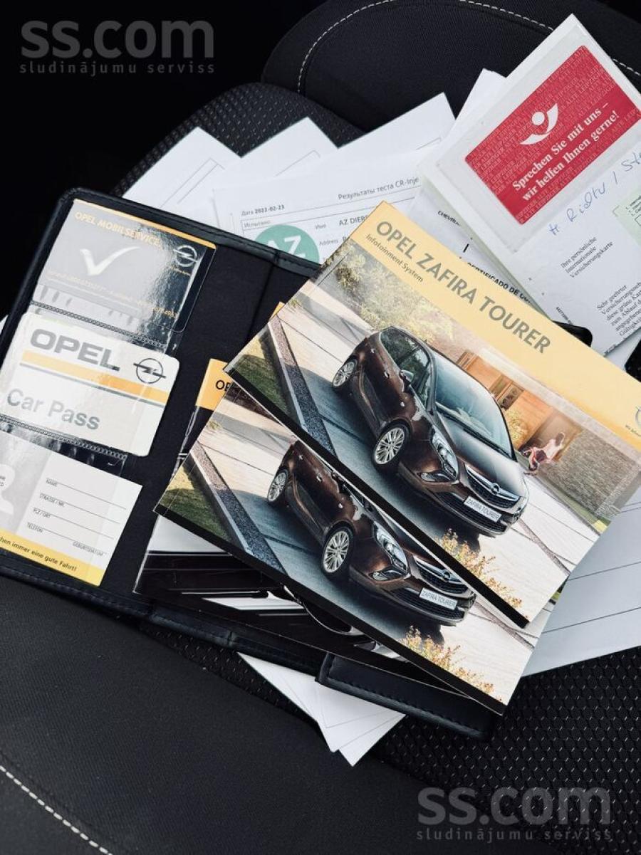 Pelēks Opel Zafira 2012 Rēzekne, ar dzinēja tilpumu 2.00 L un nobraukumu 256 tūkst. km par 7300 €, foto 19 vietnē AUTOMOTO.COM.LV
