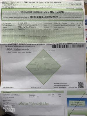 Grey Opel Zafira 2012 in Vilnius, with an engine capacity of 2.00 L and mileage of 230 thousand km for 4900 €, photo 29 on AUTOMOTO.COM.LV