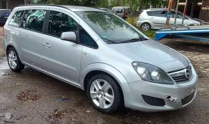 Grey Opel Zafira 2012 in Pakruojis, with an engine capacity of 1.69 L and mileage of 257 thousand km for 2500 €, photo  on AUTOMOTO.COM.LV