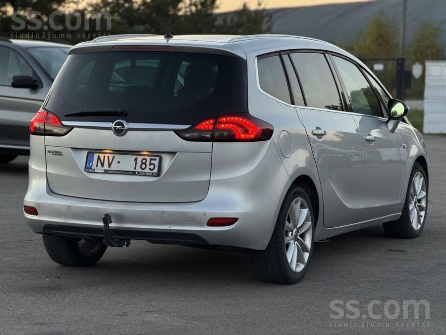 Grey Opel Zafira 2012 in Ogre, with an engine capacity of 2.00 L and mileage of 336 thousand km for 4300 €, photo 12 on AUTOMOTO.COM.LV