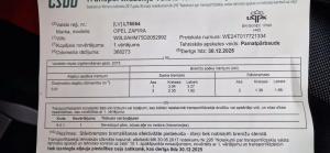 Серый Опель Зафира 2013 в Даугавпилс, объемом двигателя 1.70 л и пробегом 368 тыс. км за 2950 €, фото 34 на AUTOMOTO.COM.LV